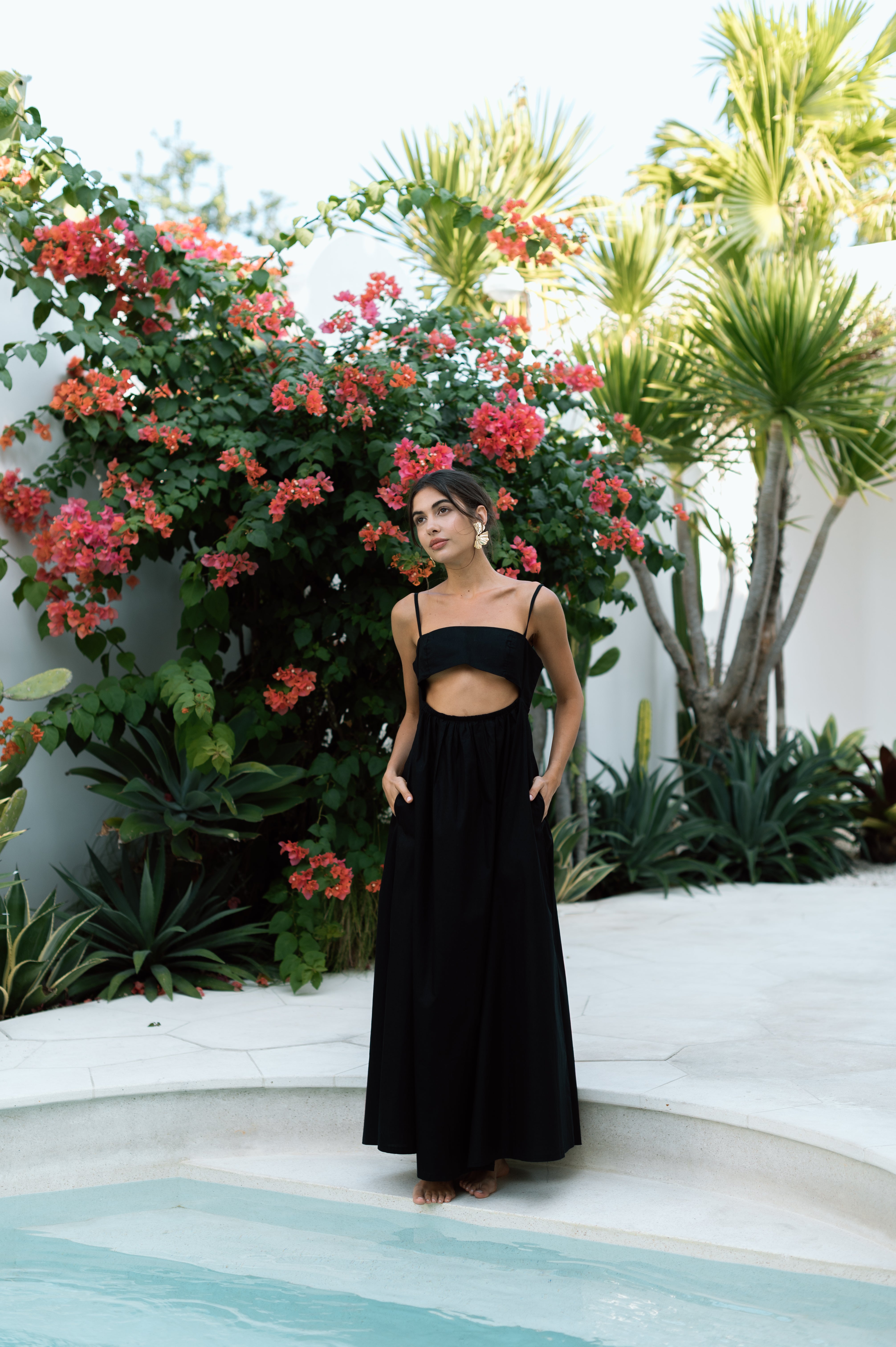 Gillian Dress in Black – PRLA